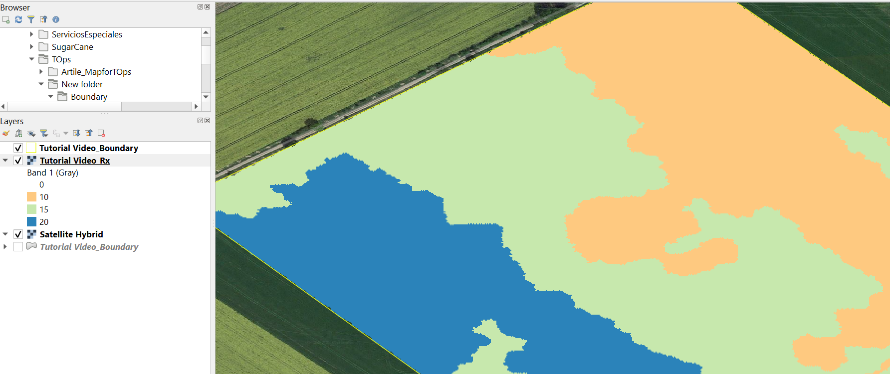 Spot spraying and variable rate prescriptions for DJI Agras T-series with PIX4Dfields
